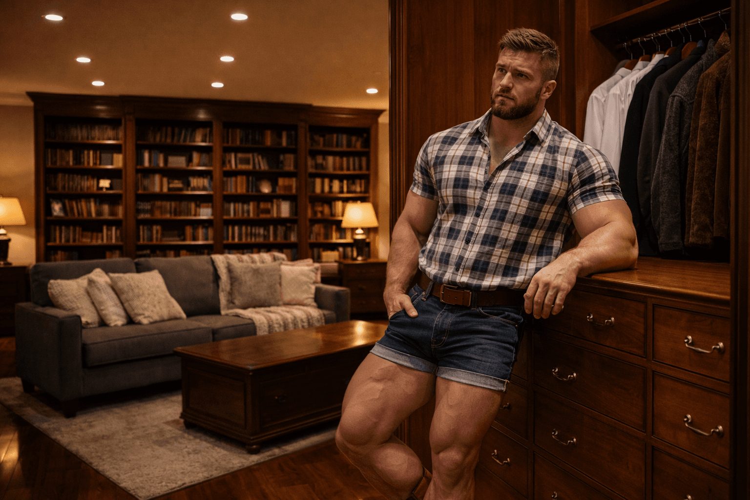 Best resting one hand on the dresser Prompts | PromptHero
