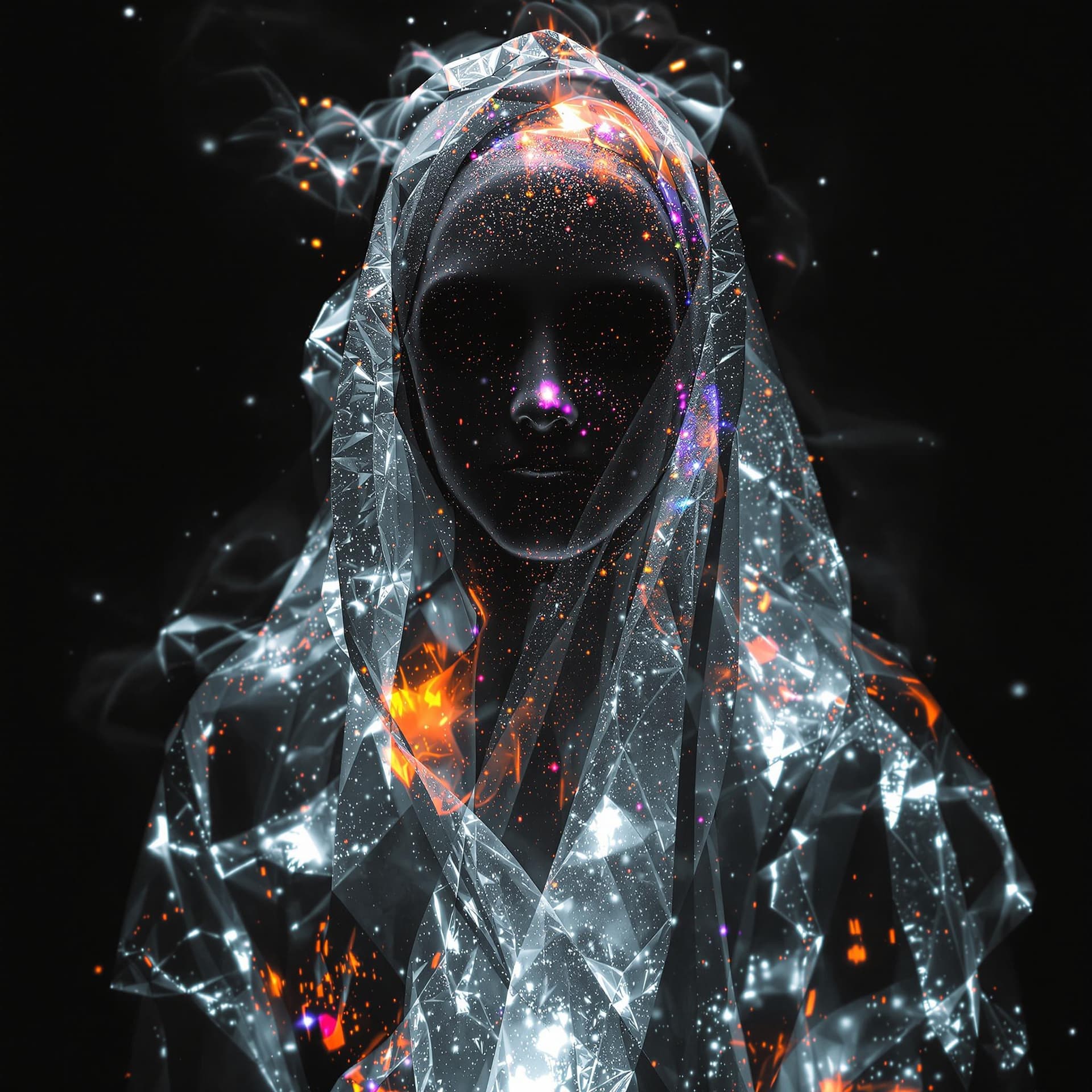 Best partially fading into the shroud as if becoming part of the air ...