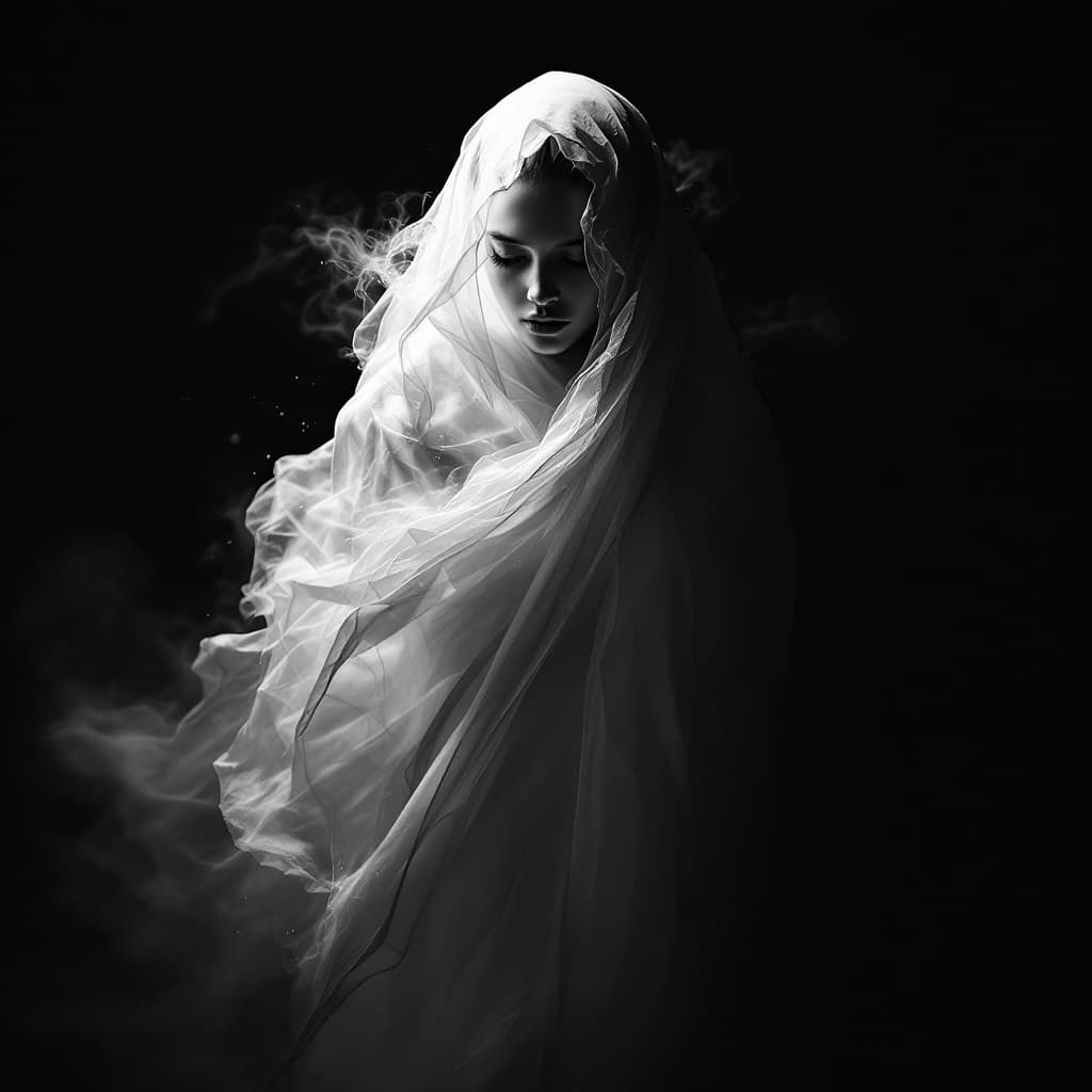 Best ethereal shroud-like material that appears to merge seamlessly ...