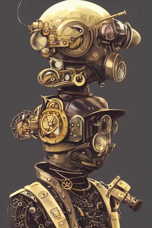 Stable Diffusion prompt: steampunk helmet fantasy art - PromptHero