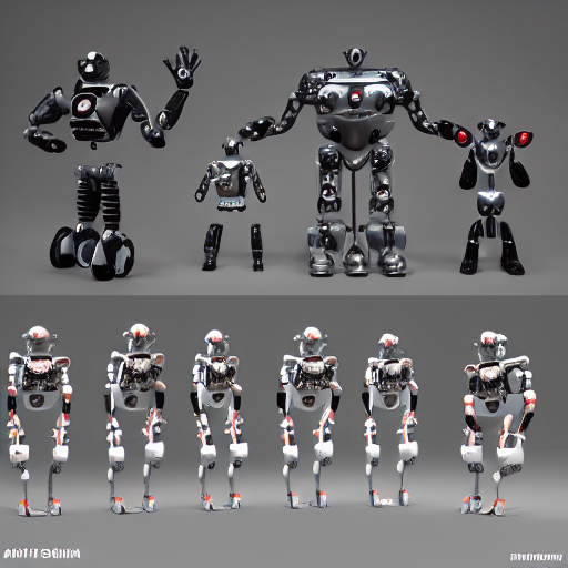 Stable Diffusion prompt: dystopian robots in school class - PromptHero