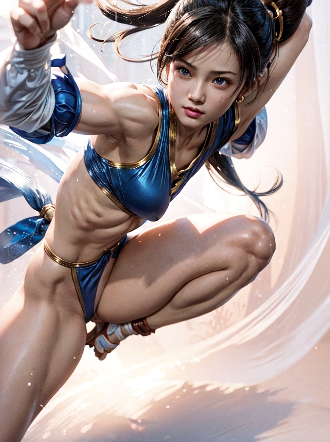 Stable Diffusion prompt: Street Fighter, Chun-Li, - PromptHero