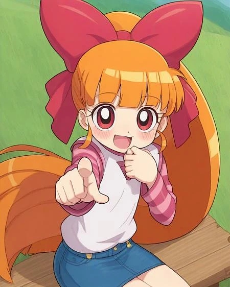 Momoko Akatsutsumi Hyper Blossom Powerpuff G Lora Prompthero